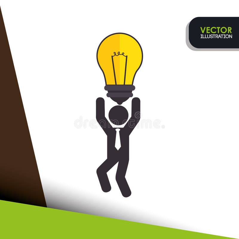 Think people design stock illustration. Illustration of innovation ...