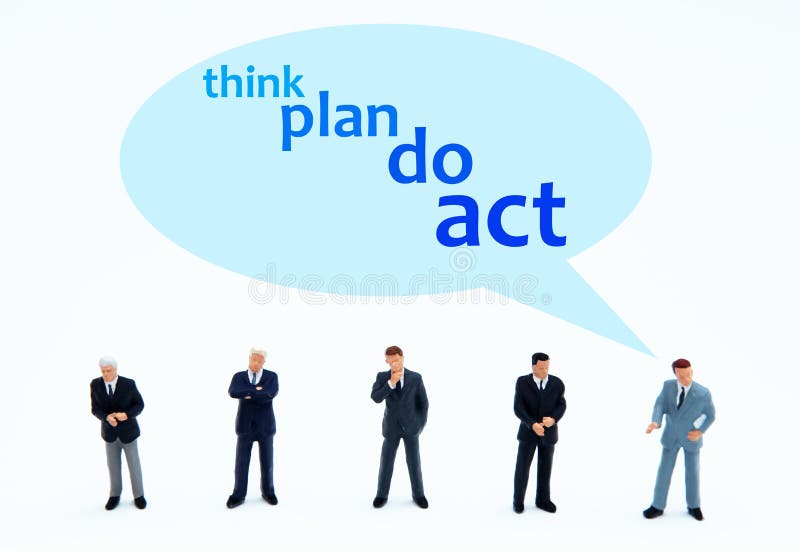Think plan do act stock photo. Image of assess, management - 22497462