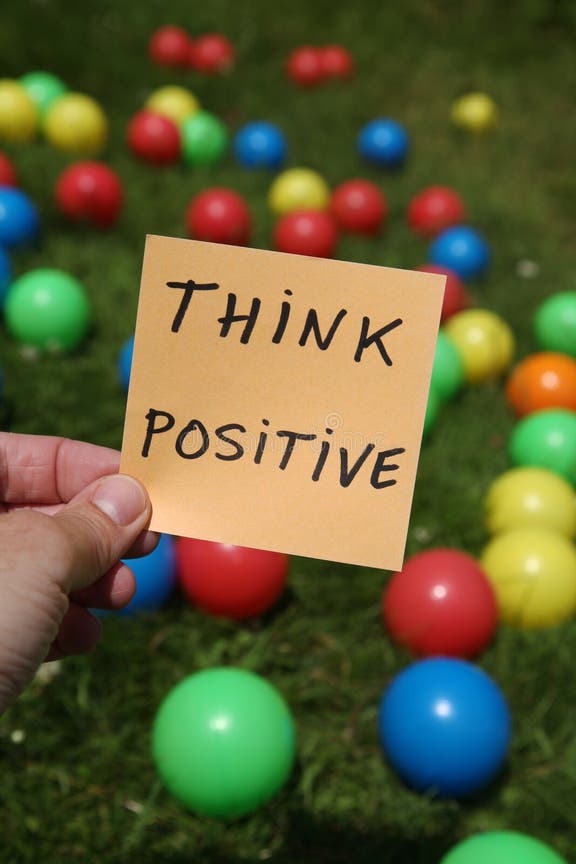 Think positive stock image. Image of esteem, contentment - 26301657