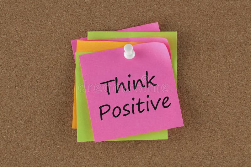 Think Positive concept stock image. Image of life, focus - 109483585