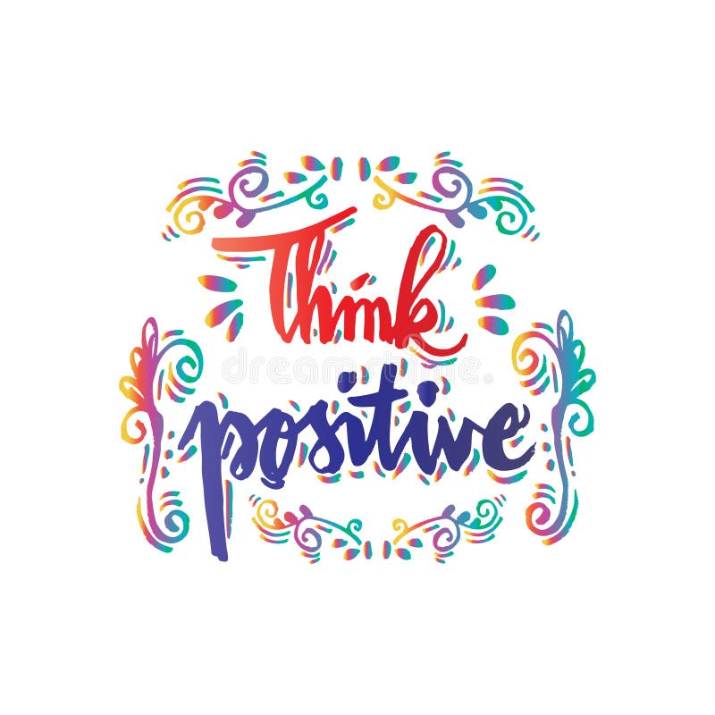 Make Today Amazing Hand Written Lettering Positive Quote Stock Vector ...