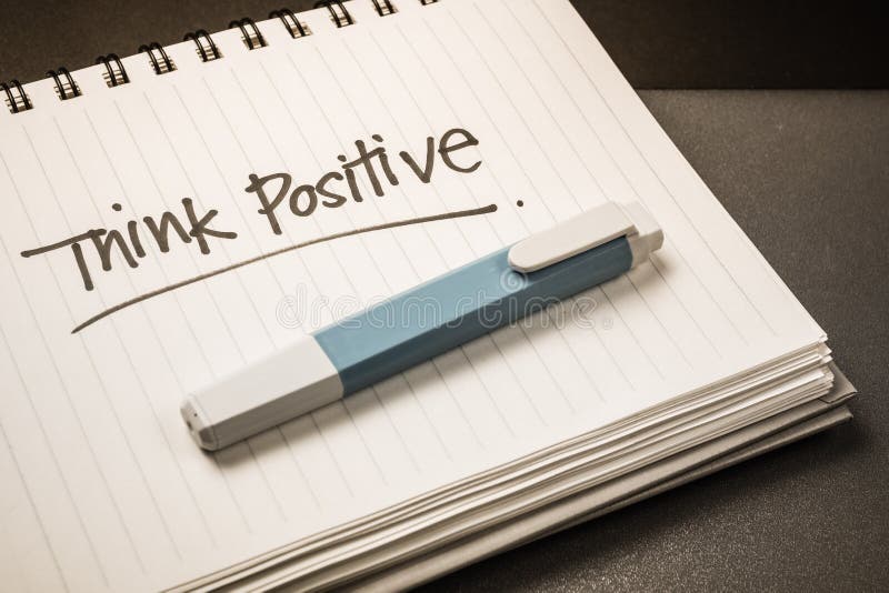 Think, do, be positive stock image. Image of chalkboard - 11796611
