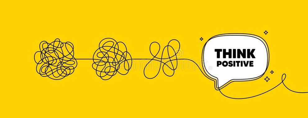 Think Positive Motivation Quote. Motivational Slogan. Simplify Complex ...