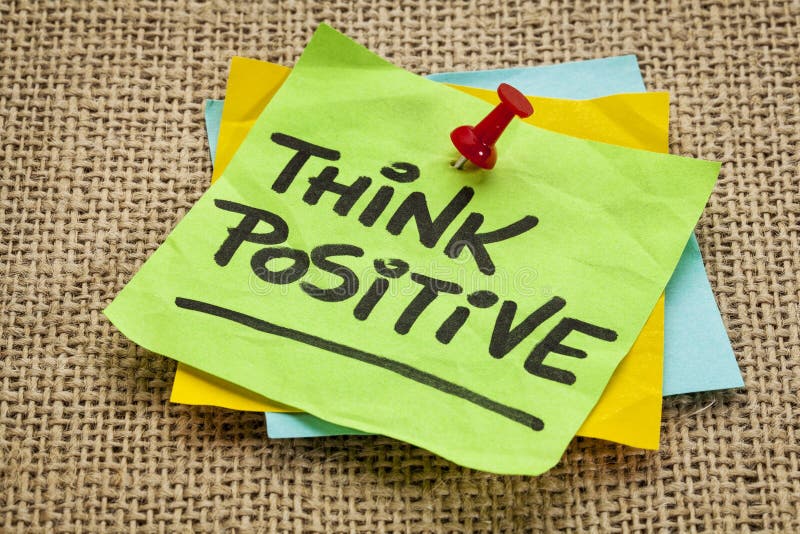 Think, do, be positive stock image. Image of chalkboard - 11796611