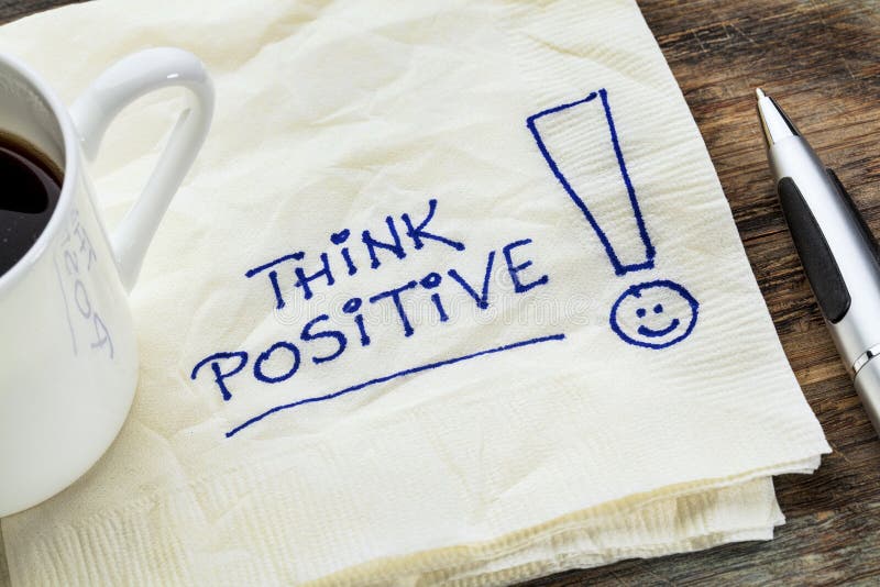 Think, do, be positive stock image. Image of chalkboard - 11796611