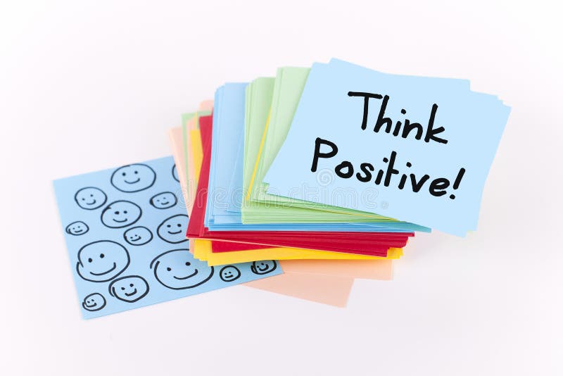 Think Positive stock image. Image of health, colorful - 42703579
