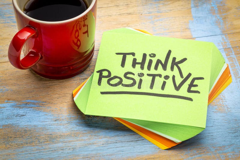 Think, do, be positive stock image. Image of chalkboard - 11796611