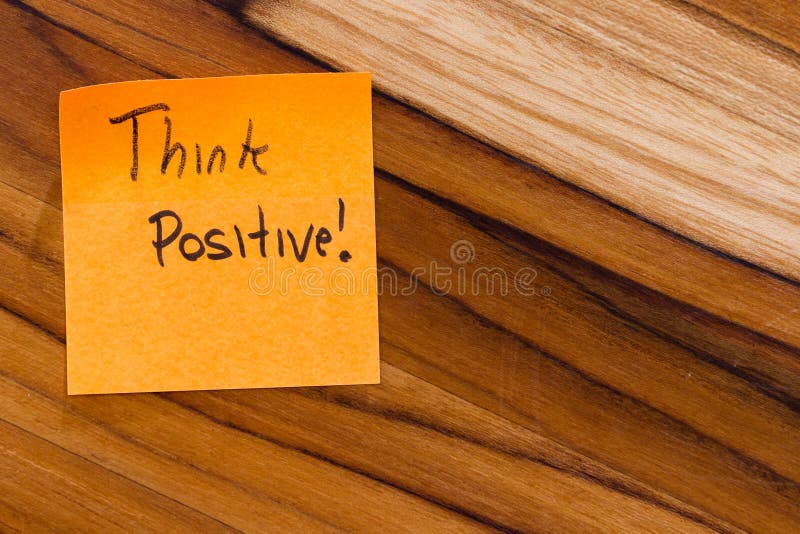 Think positive stock photo. Image of home, positive, good - 53327162