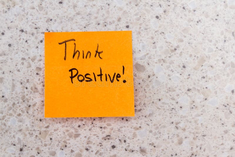 Think positive stock photo. Image of home, positive, good - 53327162