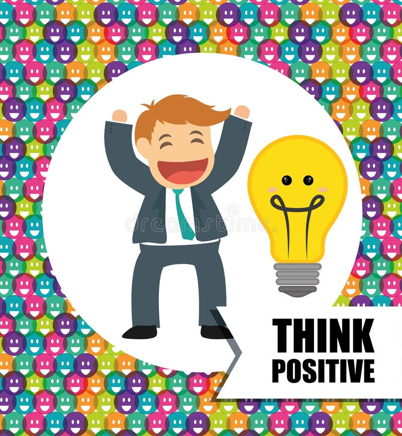 Think postive design stock vector. Illustration of strategy - 62943294
