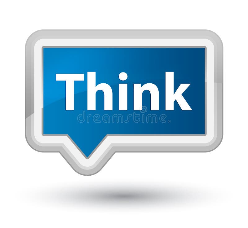 Think Prime Blue Banner Button Stock Illustration - Illustration of ...