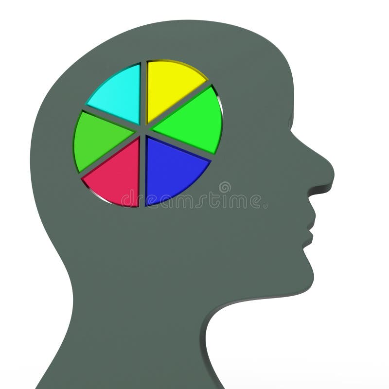 Think Puzzle Represents about Consideration and Idea Stock Illustration ...