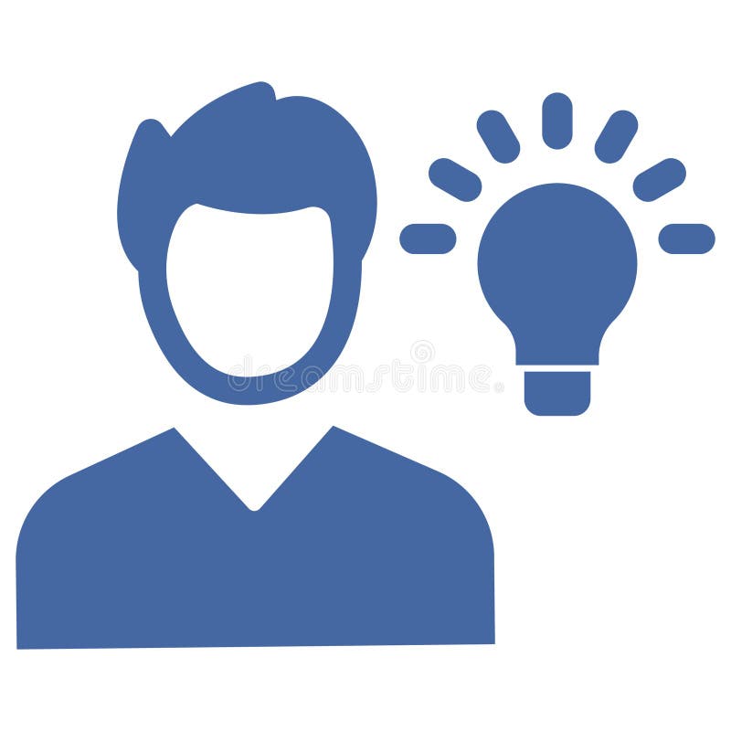 Think Solution Isolated Vector Icon Which Can Easily Modify or Edit ...