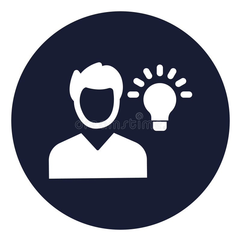 Think Solution Isolated Vector Icon Which Can Easily Modify or Edit ...