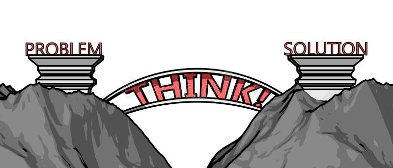 Think of a Solution for a Problem Stock Illustration - Illustration of ... Think of a Solution for a Problem Stock Illustration - Illustration of ...