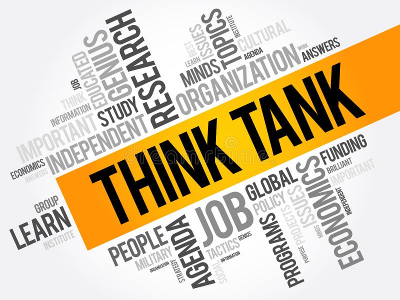 Think tank word cloud stock vector. Illustration of brainstorm - 155975446