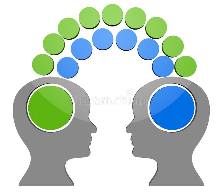 Think Teamwork Represents Unit Together and Idea Stock Illustration ...