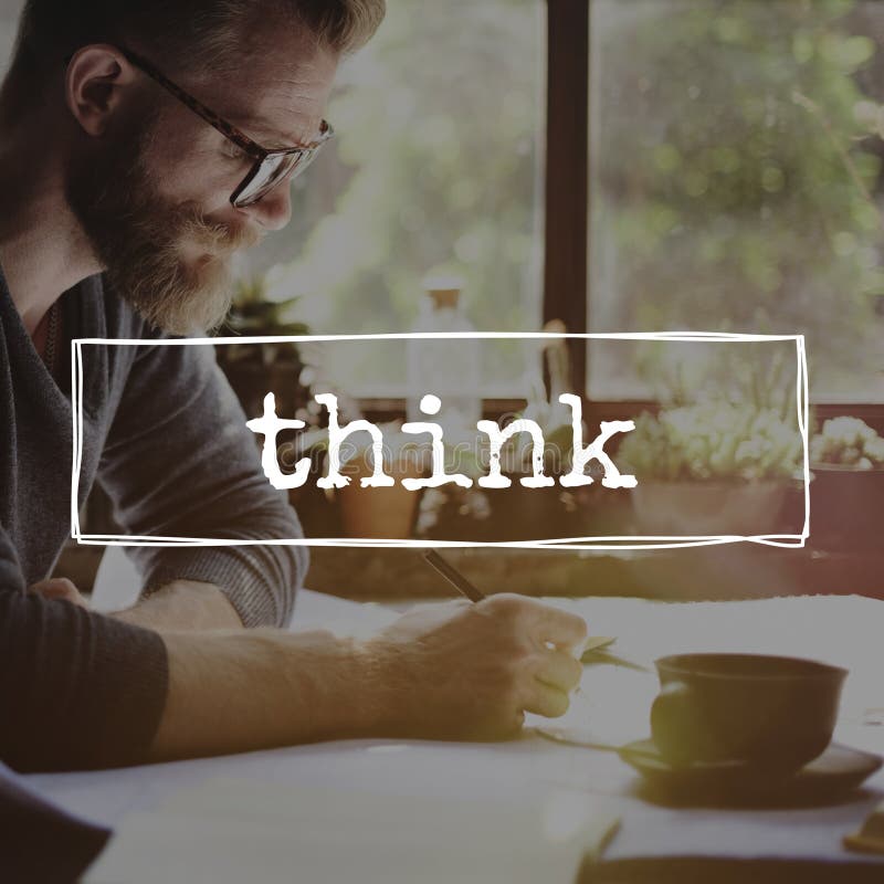 Think Thinking Plan Planning Determination Concept Stock Photo - Image ...