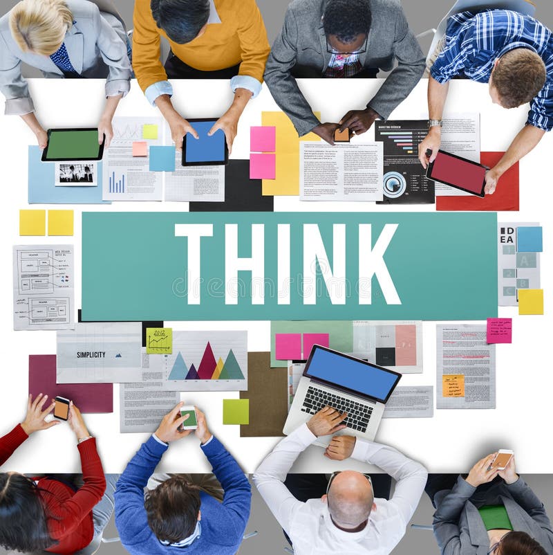 Think Thinking Vision Inspiration Concept Stock Photo - Image of ...