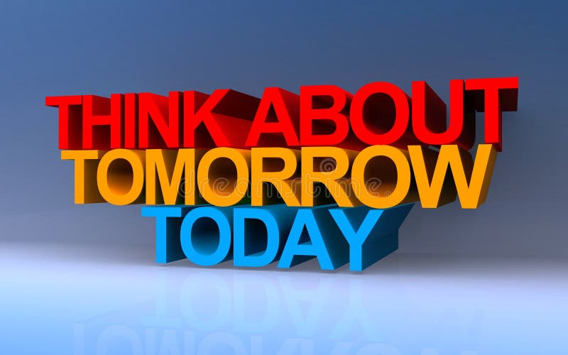 Think Safety before Start on Blue Stock Illustration - Illustration of ...