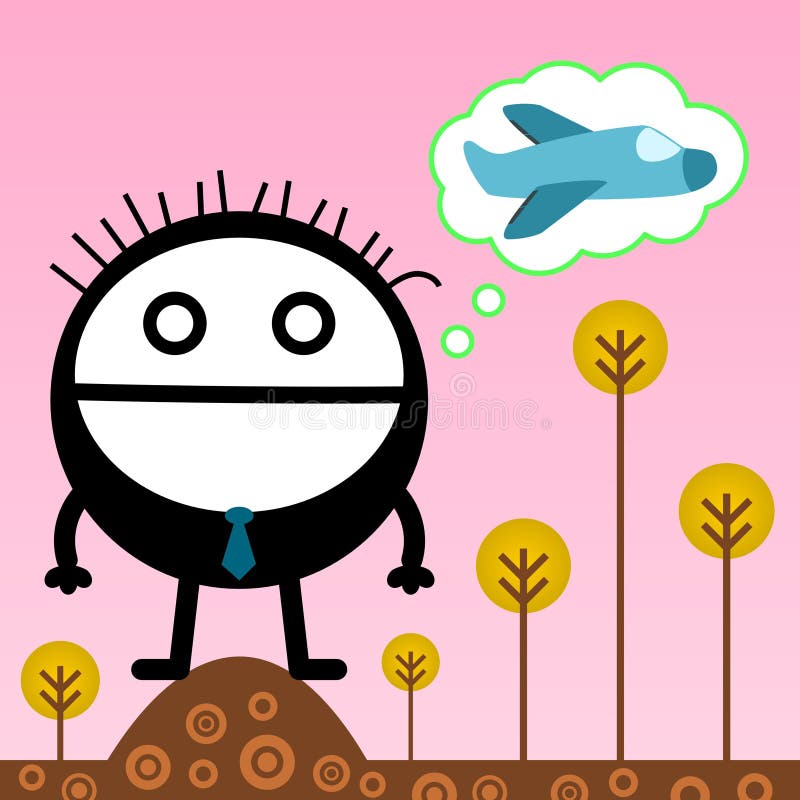 Think travel stock illustration. Illustration of concept - 49973155