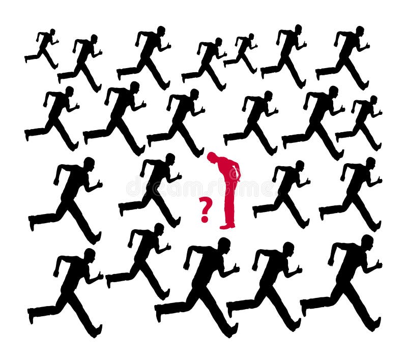 Think Twice stock illustration. Illustration of control - 45390263