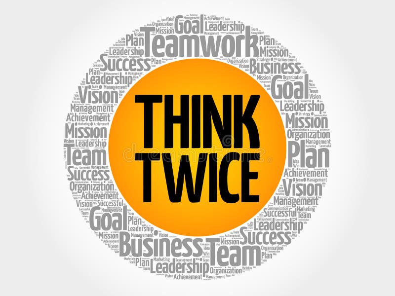 Think Twice before Print Email Message, for E-mail Signature Stock ...