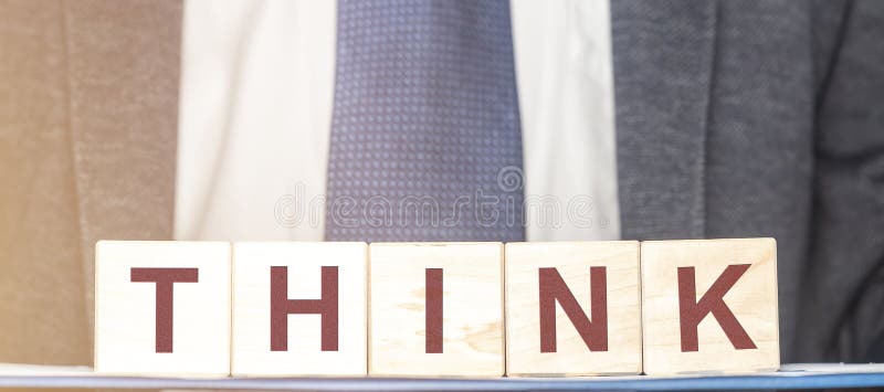 Think Word. Conceptual Message for Creativity, Finding Business ...