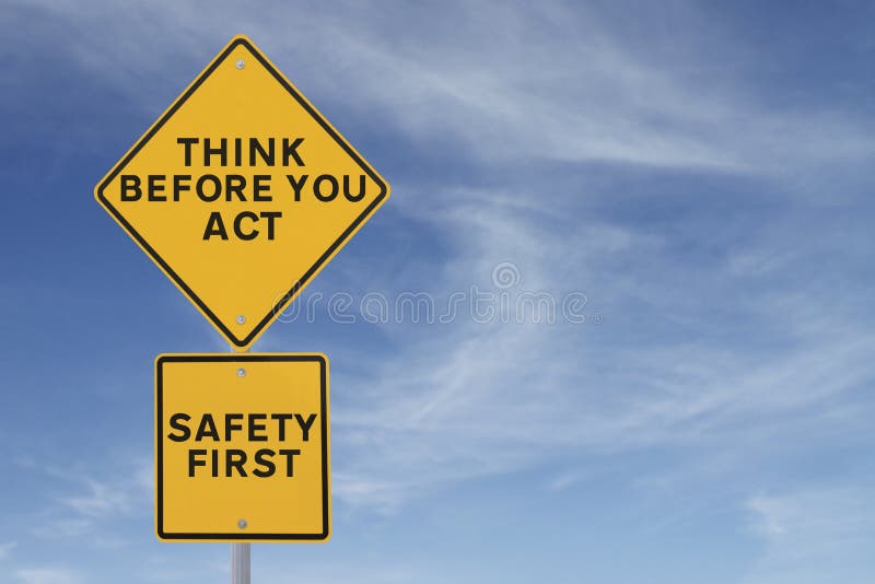 Think before You Act stock photo. Image of driving, think - 27066920