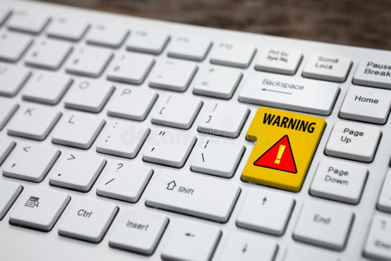 Think before You Press the Button Stock Photo - Image of data ...