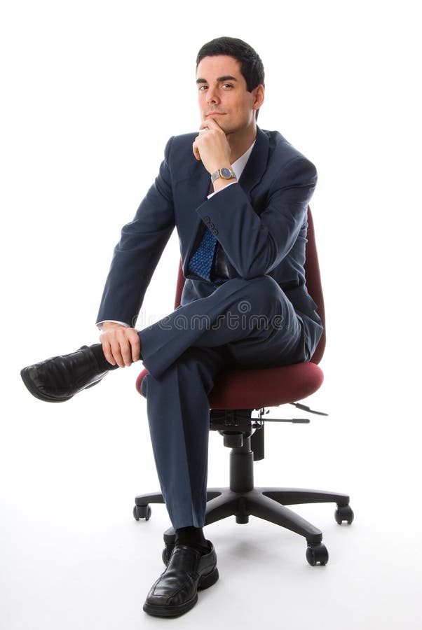 Thinker stock image. Image of jacket, white, portrait - 1782551