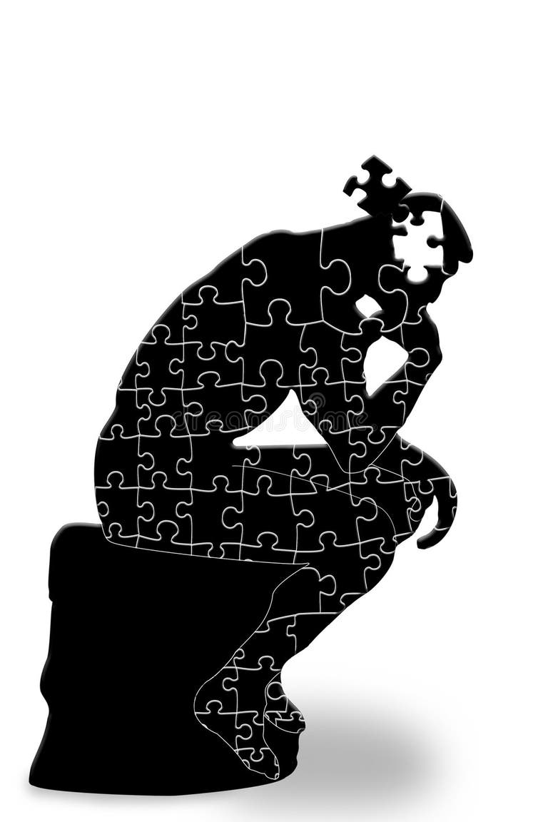 Thinker Outline Stock Illustrations – 1,342 Thinker Outline Stock ...