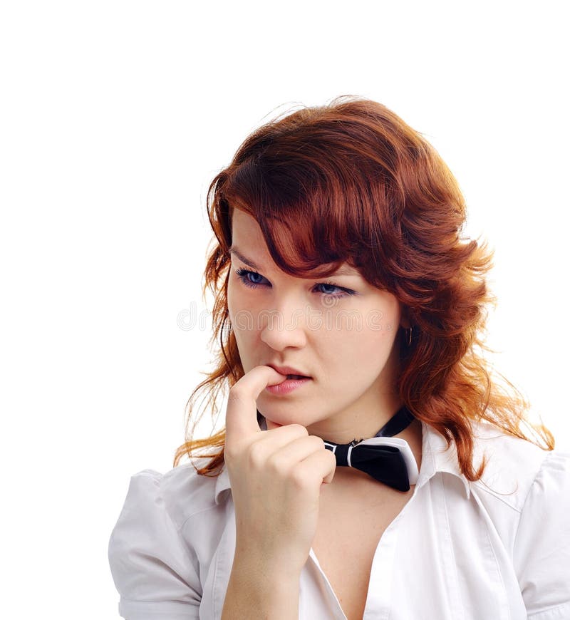 Thinking stock photo. Image of beauty, butterfly, black - 18747668