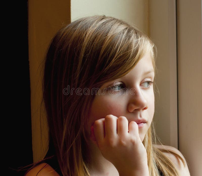 Thinking stock photo. Image of idea, dream, girl, thinking - 19429576