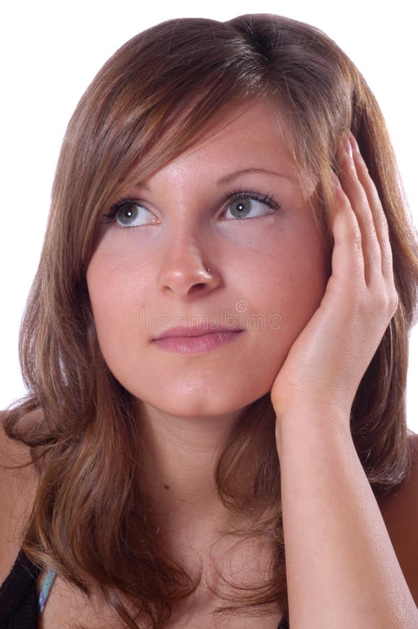 Thinking about... stock image. Image of perfect, thinking - 412245