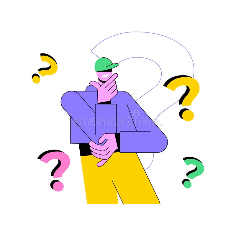 Thinking Abstract Concept Vector Illustration. Stock Vector ...