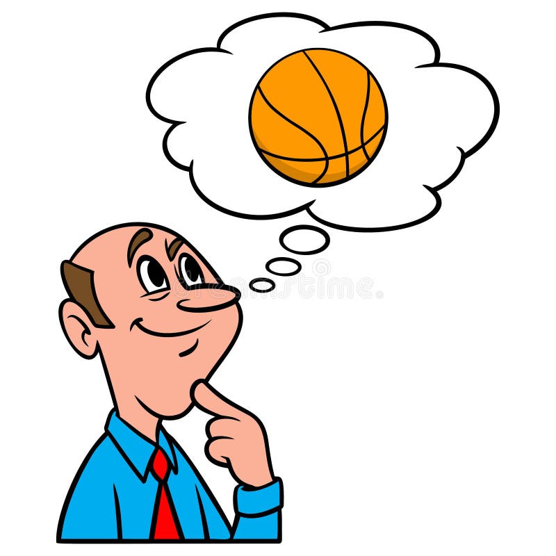 Basketball Thought Bubble Stock Illustrations – 38 Basketball Thought ...