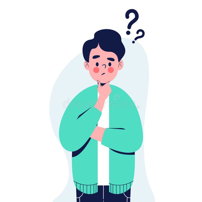 Thinking Beard Hipster Businessman Stock Vector - Illustration of ...