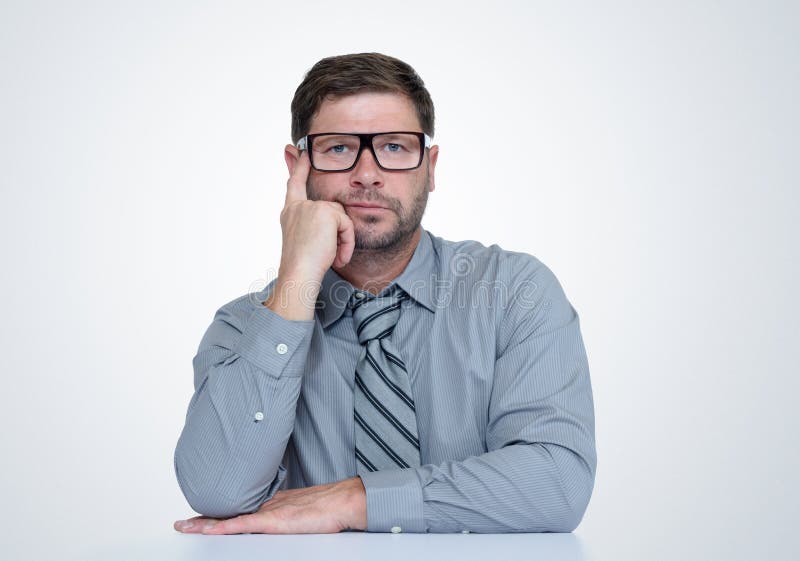 Think Big Concept with Businessman Stock Photo - Image of goal ...