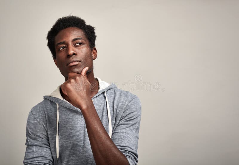 Black Person Thinking