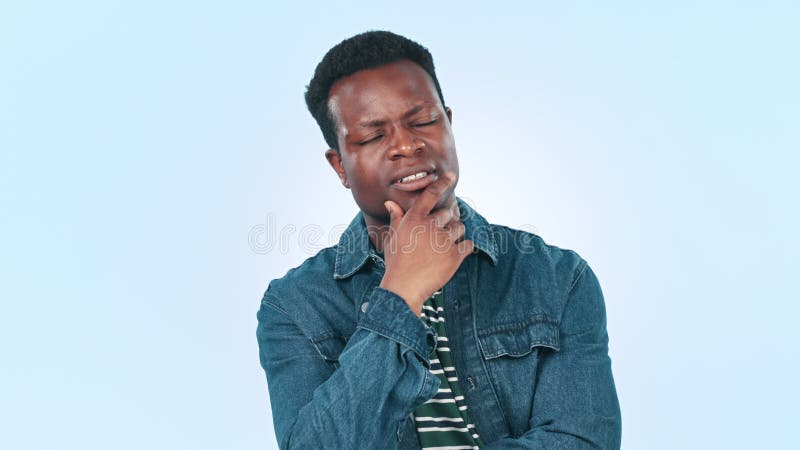 Thinking, Black Man and Volunteer with Ideas, Solution and Community ...