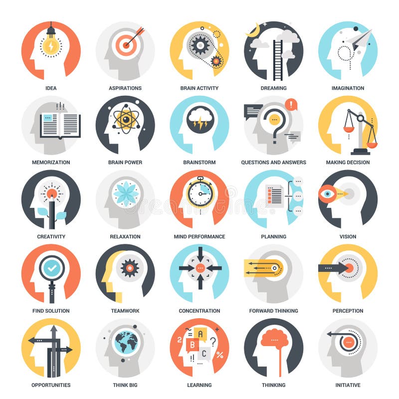Thinking Pictogram Stock Illustrations – 7,900 Thinking Pictogram Stock ...