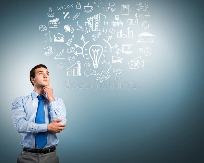 275 Man Thinking Brain Color Stock Photos - Free & Royalty-Free Stock ...