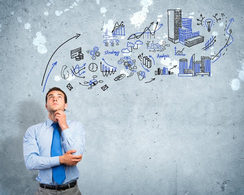 Business Thoughts stock photo. Image of strategy, statistics - 18878706