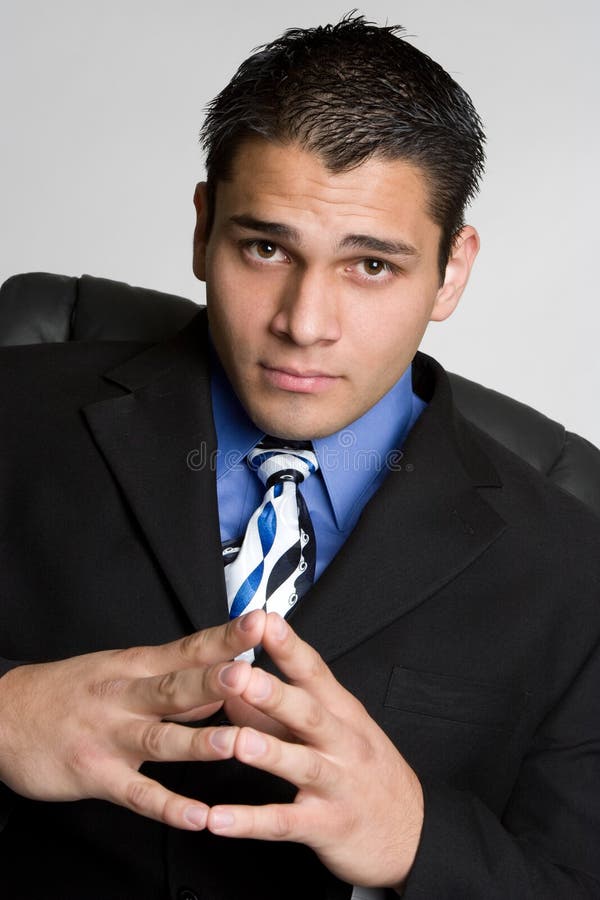 Thinking Businessman stock image. Image of male, latino - 9260893