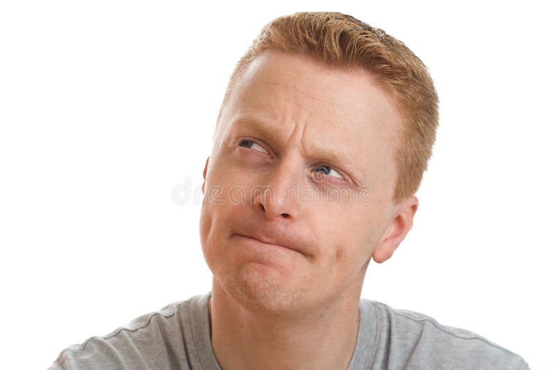 Thinking carefully stock image. Image of look, person - 5991483