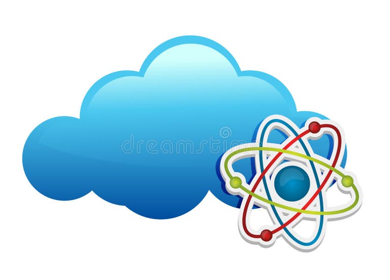 Thinking about Chemistry Cloud Stock Illustration - Illustration of ...