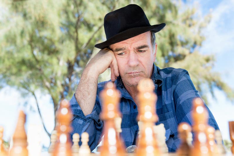 Thinking chess strategy stock image. Image of challenge - 53408709