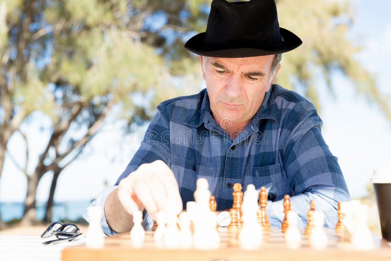 Thinking chess strategy stock photo. Image of chess, move - 53600772