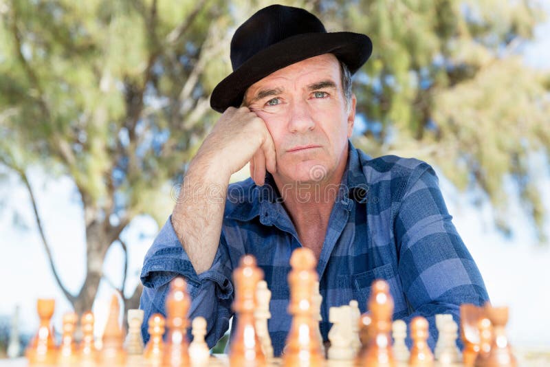 Thinking chess strategy stock image. Image of lifestyle - 92655761